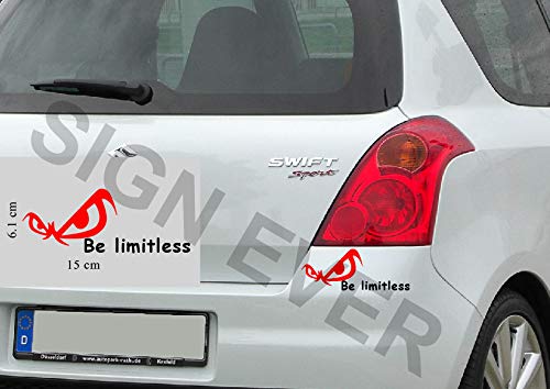 SIGN EVER Be Limitless Maruti Suzuki Quotes Car Stickers Exterior Vinyl ...