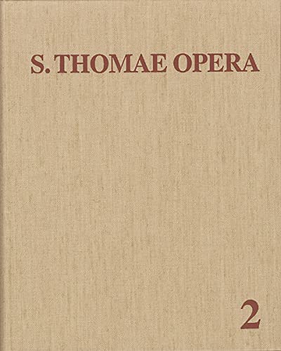 Thomas Von Aquin: Opera Omnia / Band 2: Summa Contra Gentiles ...