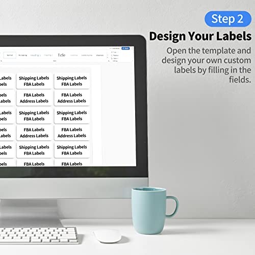 Snapklik.com : 2x4 Shipping Address Labels, 10-UP Blank Mailing Labels ...