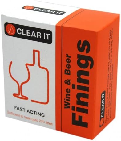 2 Part Wine & Beer Finings Treats 23 litres 5 Gallons 40 Pints Clearing ...