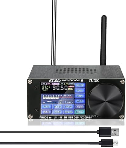 Amazon.com: ATS25 Max-Decoder ii Si4732 Portable Shortwave Radio ...