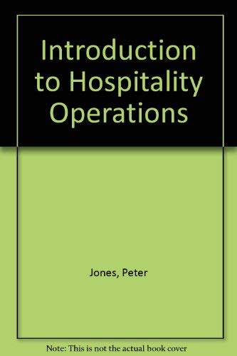 Buy Introduction to Hospitality Operations Book Online at Low Prices in ...