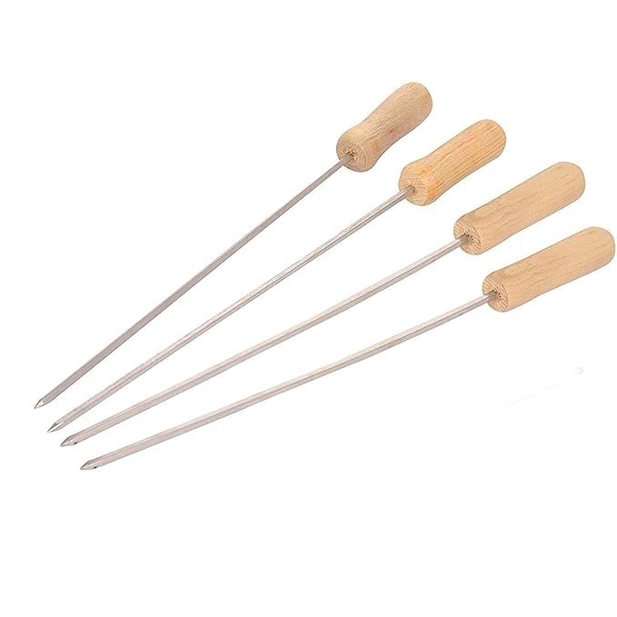 Stainless Steel Skewers 14 inch (Thickness 4.2 MM Square Shape Rod ...