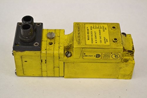 BANNER RSBF RPBA MINI-BEAM POWER BLOCK FIBER OPTIC SENSOR HEAD 120V-AC ...