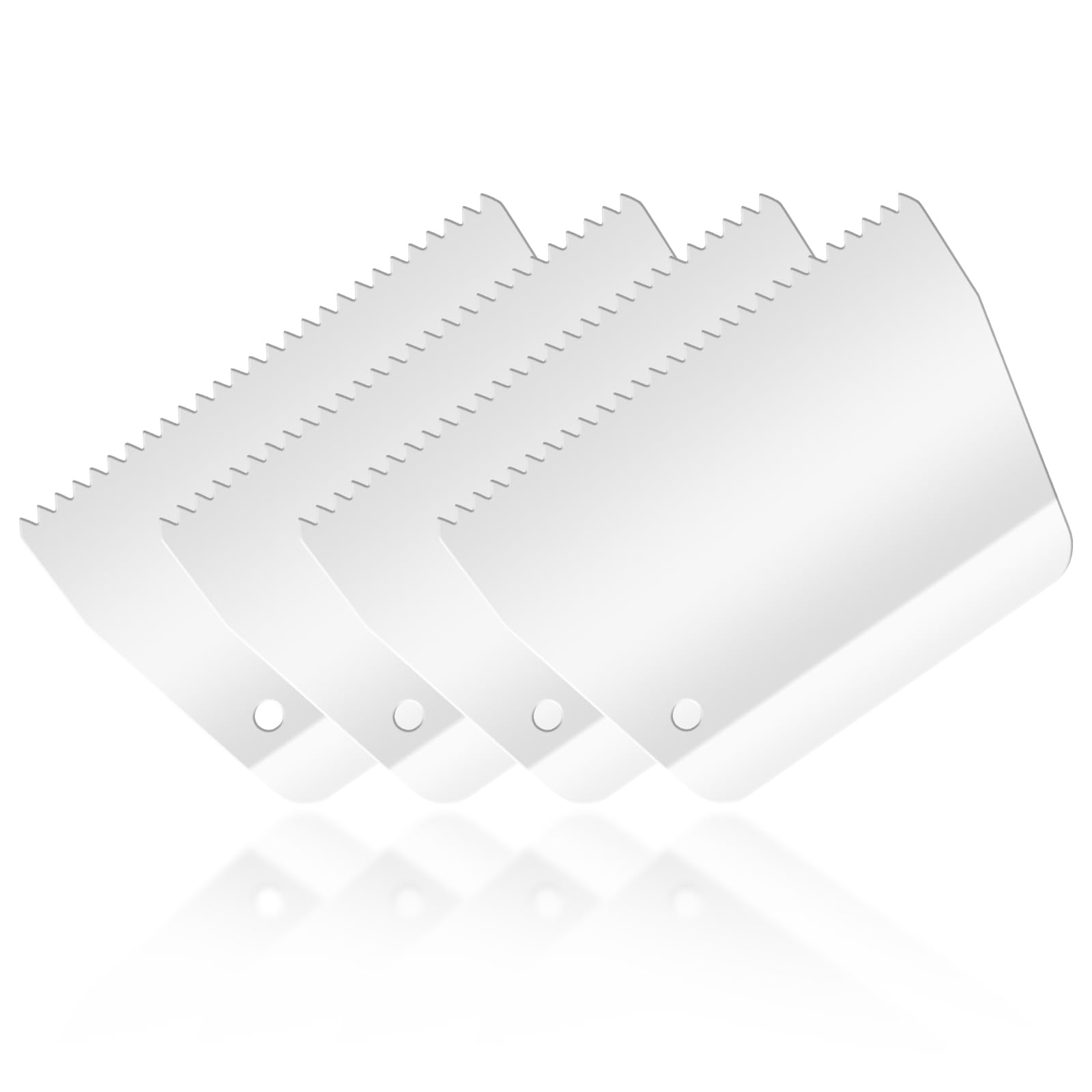 Epoxy Resin Spreader Tool 4-Pack Plastic - 3/16 Tooth Adhesive ...