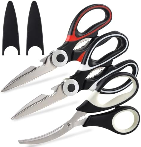 Amazon.com: Kitchen Shears - QtoiKce Kitchen Scissors Heavy Duty ...