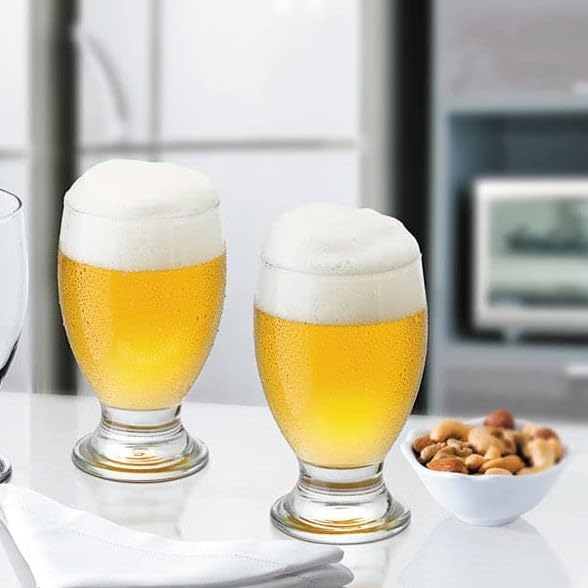 Buy Nadir Beer Glasses Set of 2 - Premium Quality, 350ml (Rio Exclusive ...