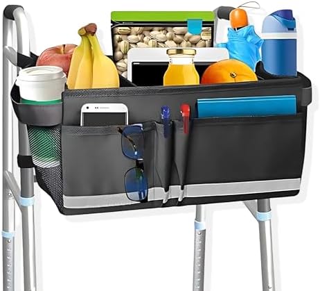 Amazon.com: TONINT Upgrade Walker Basket Walker Bag Water Cup Holder ...