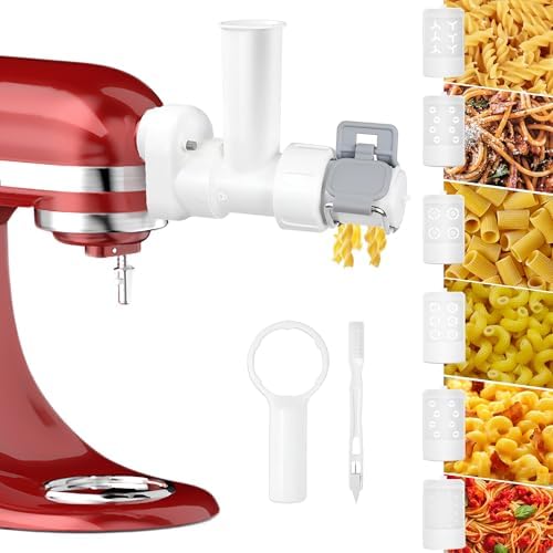 Amazon.com: Pasta Maker Attachment for KitchenAid Stand Mixer with 6 ...
