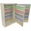 The Workplace Depot Lockable Key Cabinet, White Heavy Duty Steel Wall ...