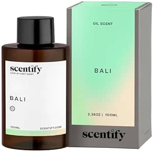 Amazon.com: Scentify Bali Aroma Oil Refill Scent for Oil Diffusers ...
