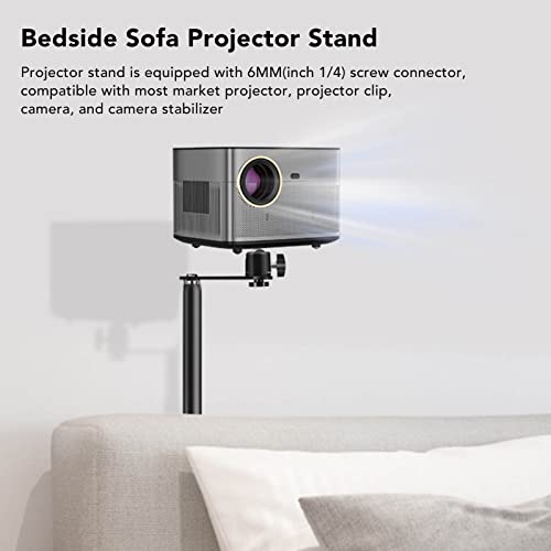 Desktop Projector Stand, Alloy Projector Floor Stand with 6mm(Inch 1/4 ...