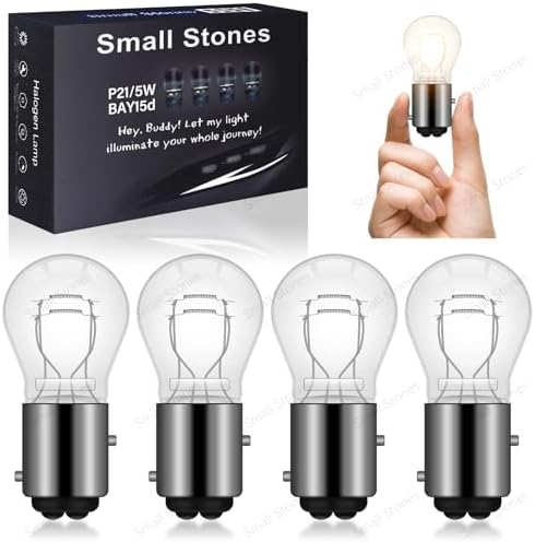 Amazon.com: Small Stones 4PCS 1157 BAY15D 12V21/5W Long Life Miniature ...