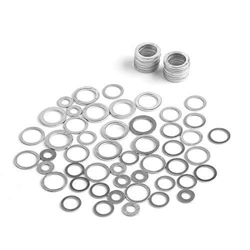 50/100PCS M4-M26 Aluminum Washer Gasket Nut and Bolt Set Flat Ring Seal ...