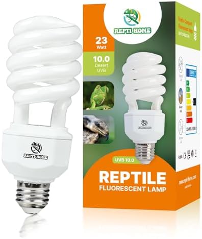 Amazon.co.jp: REPTI HOME UVB Reptile Light Reptile UVB 10.0 23W Compact ...