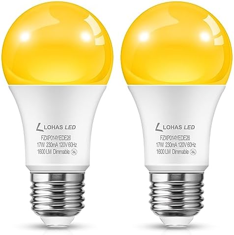 Amazon.com: Miracle LED Yellow Bug Light MAX - Replaces 100W - A19 ...