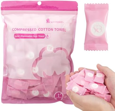Amazon.com: Mlogiroa 100PCS Compressed Towel Disposable - Compressed ...