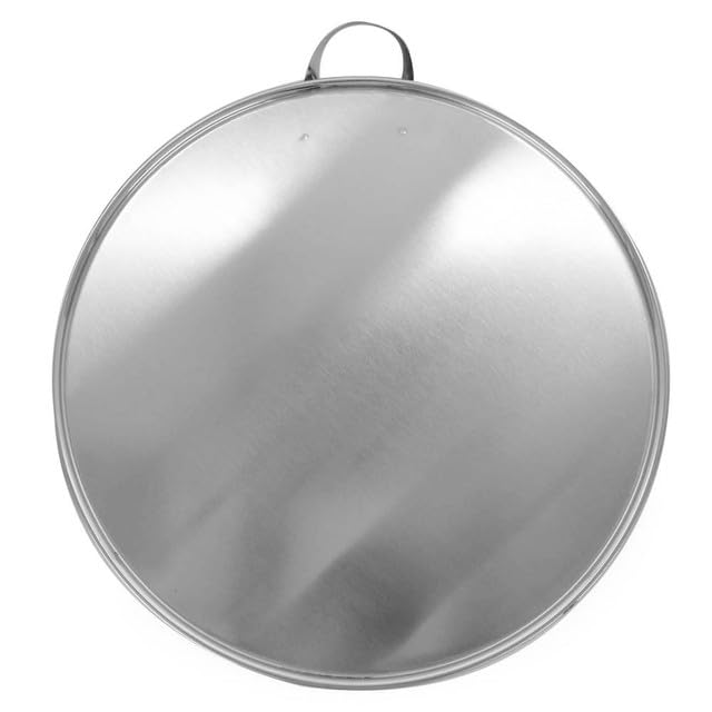 Moven Comal De Acero Inoxidable Liso de 30cm con Agarradera : Amazon ...