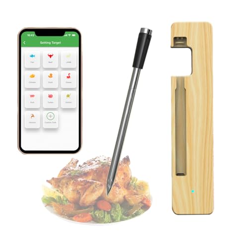 Smart Meat Thermograph 656FT Truly Wireless Meat Thermograph for ...