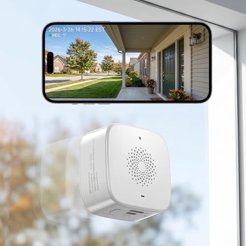Amazon.com: SOIADV 2K Wireless Window Camera,No-Drill Install,2.4GHz ...
