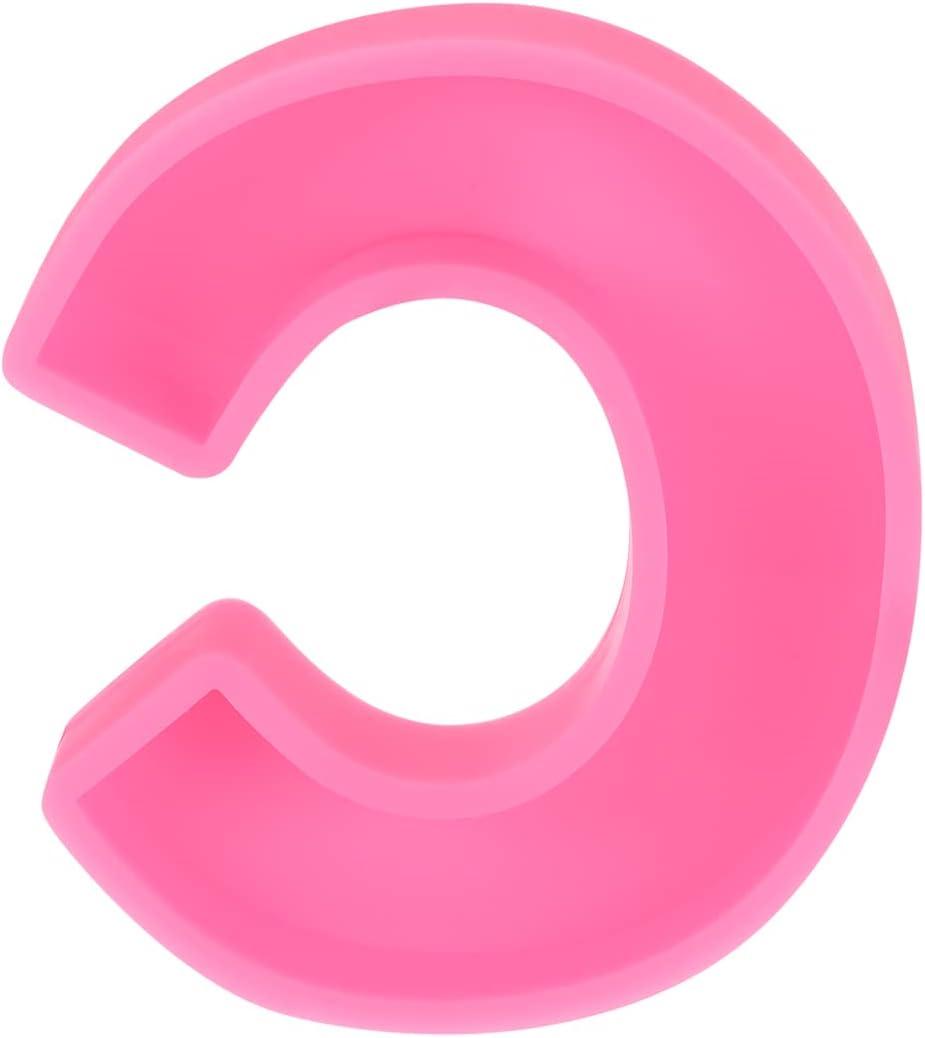 Amazon.com: MECCANIXITY 4 Inch Large 3D Alphabet Letter Mold, Silicone ...