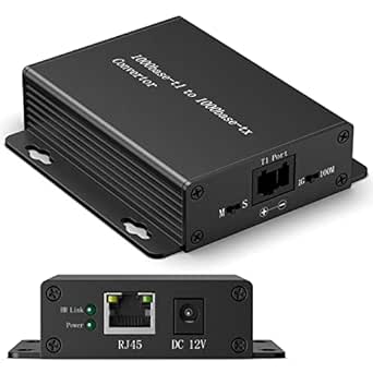 1000BASE Ethernet Media Converter Device, Automotive-Grade, 2-Wire ...