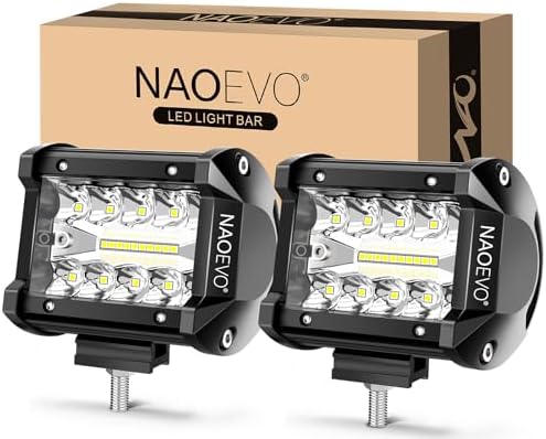 Amazon.com: NAOEVO 4 Inch LED Pod Lights, Fog/Driving/Off Road Lights ...