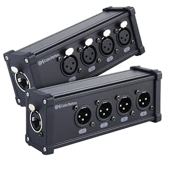Amazon.com: Cable Matters Multi Network XLR Cable 4 Channel Breakout ...
