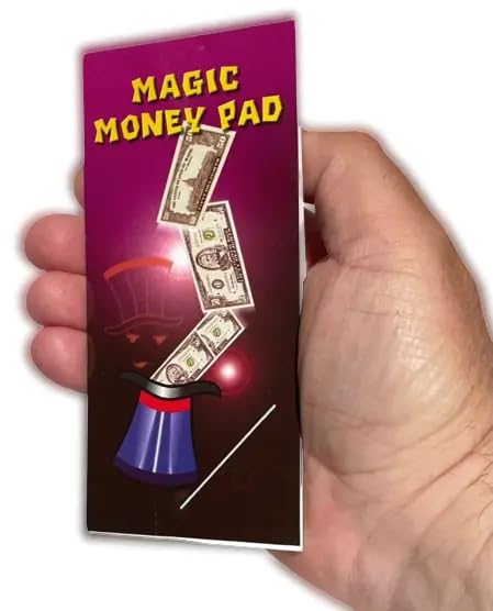 Buy Magician's Blank Pad to Money Pad Magic Trick | Money Pad Magic ...