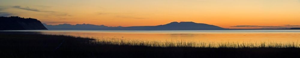 Amazon.com: Sunset Over Mount Susitna Sleeping Lady Across Knik Arm ...