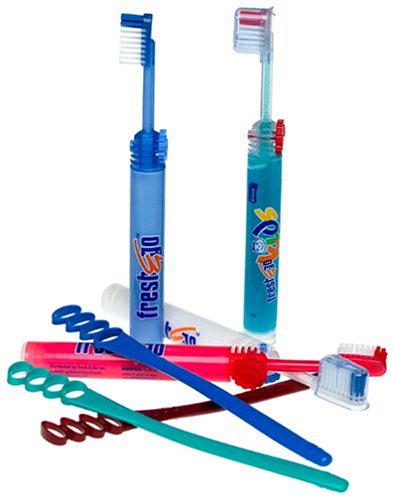 Amazon.com: Fresh & Go 3018F Everywhere-You-Go Family Toothbrush ...