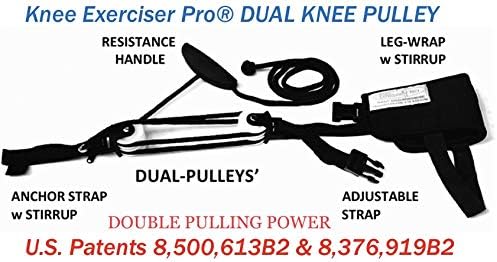 Amazon.com: Knee Exerciser Pro Dual Knee Pulley: Knee Physical Therapy ...