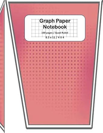 Graph Paper Notebook, 100 pages, Quad Ruled : Amazon.com.tr: Kitap