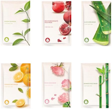 Amazon.com : FARMSKIN Superfood Salad Sheet Mask Set of 6 | Korean Face ...