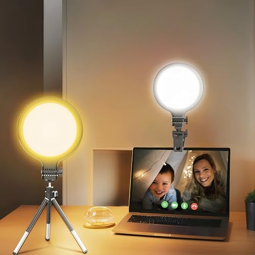 Amazon.com : Portable Travel Ring Light for Laptop Zoom Video ...