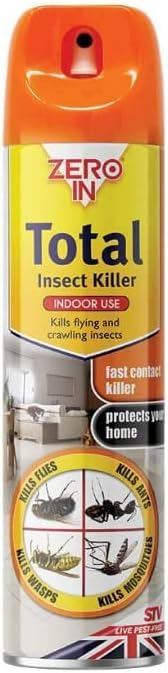 Zero In Total Insect Killer - 300 ml Fast-Acting Knockdown Insecticidal ...