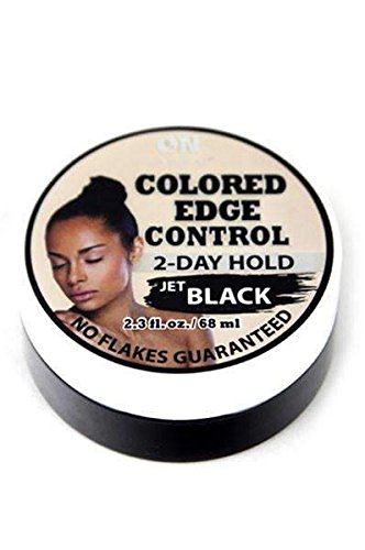 Amazon.com : ON Natural Colored Edge Control 2 Day Hold - Jet Black ...
