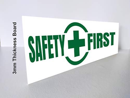 Buy SIGN EVER Safety First Sign Board Factory Office Bank Restaurant ...