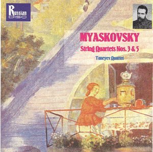 Nikolai Myaskovsky, Taneyev Quartet - String Quartets Nos. 3 & 5 ...
