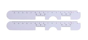 2 Pcs PD Ruler - Pupillary Distance Ruler Pupil Measurement Tool for ...