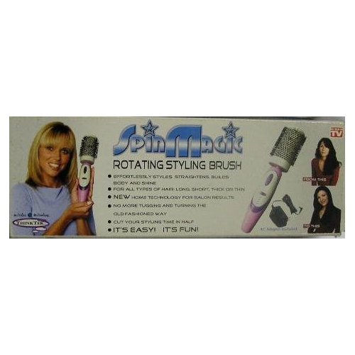 Amazon.com : Spin Magic Rotating Styling Brush : Hair Brushes : Beauty ...