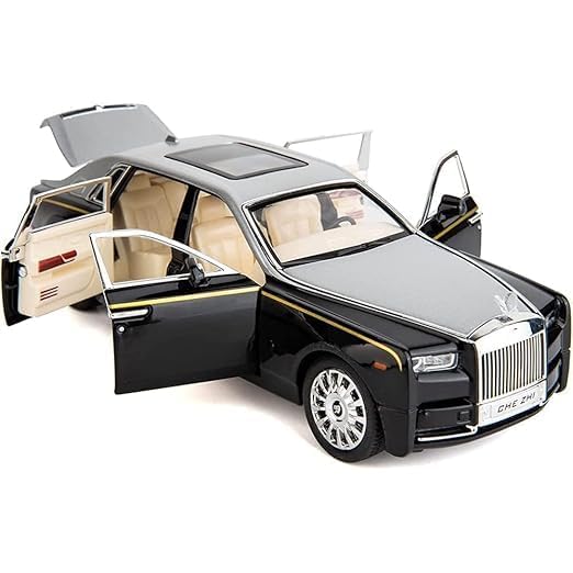 HCN™ 1/32 Phantom Model Car Zinc Alloy Pull Back Toy Diecast Toy Cars with Openable Doors, Sound ...