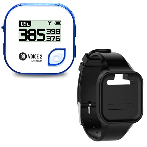 GOLFBUDDY Voice 2 Talking GPS Rangefinder (Bundle), Long - Want It All