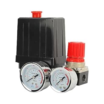 Air Compressor Pressure Switch Control Valve, 0 to 180PSI Energy Saving ...