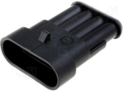Amazon.com: Amp - Te Connectivity Connector Housing, Plug, 4 Position ...