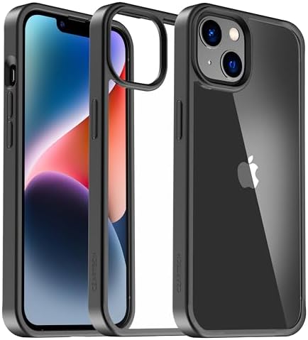 Czartech Native Back Cover for iPhone 14 Clear case (TPU + Tough ...