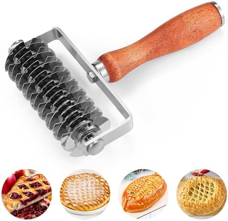 Amazon.com: Lattice Roller Cutter, Cookie Pie Pizza Bread Pastry Crust ...