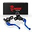 Amazon.com: MZS Red 7/8 Levers Set Brake Master Cylinder Clutch Lever ...