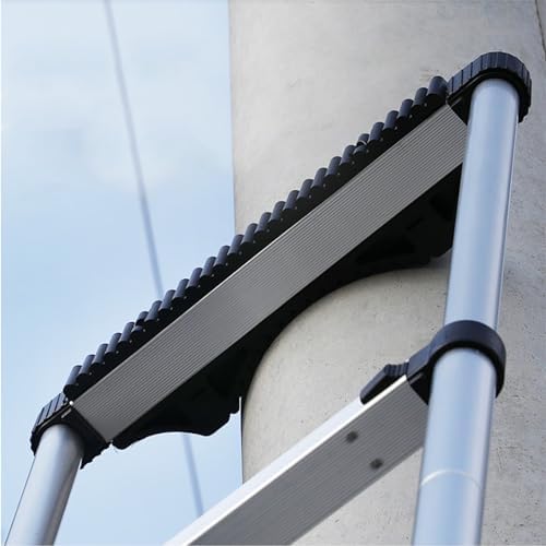 Ladder Stabilizer with Strap and Screws, Rubber Steep Ladder Accessory ...