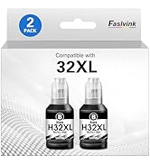 Amazon.com: 31 Ink Bottle Set 32xl Black Ink Bottle Compatible for HP ...